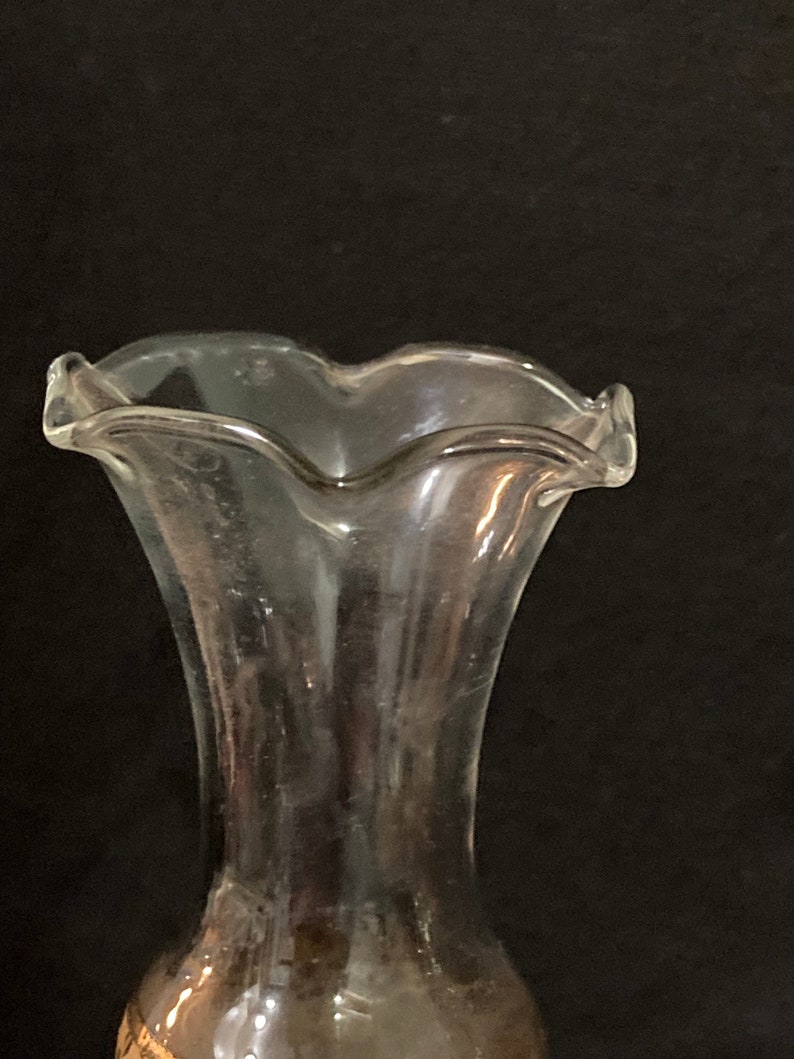 Pair of Mid Century Ransgil Crystal Bud Vases - Etsy