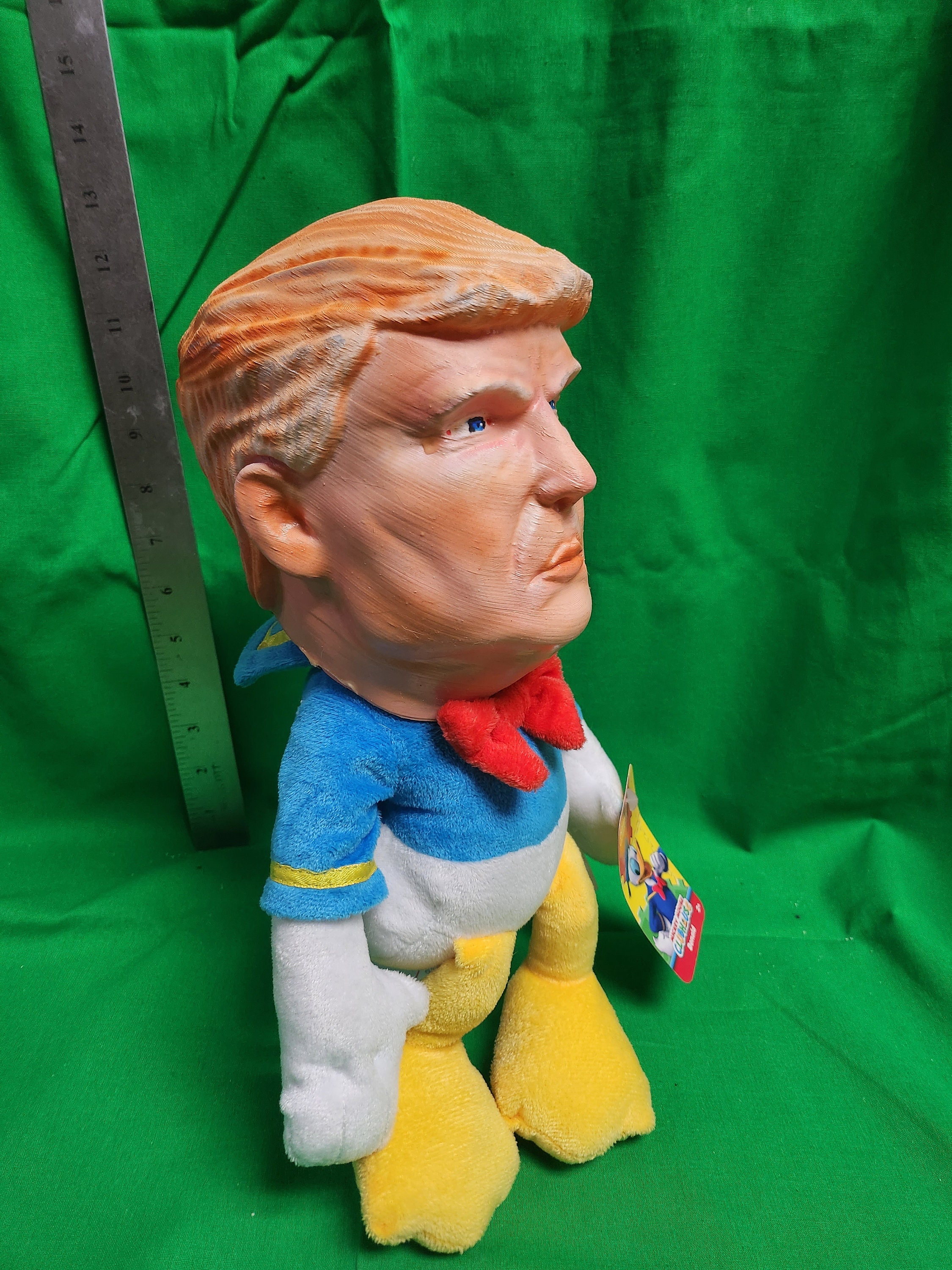 3D Printed Donald Trump Head on Donald Duck Doll - Etsy Australia