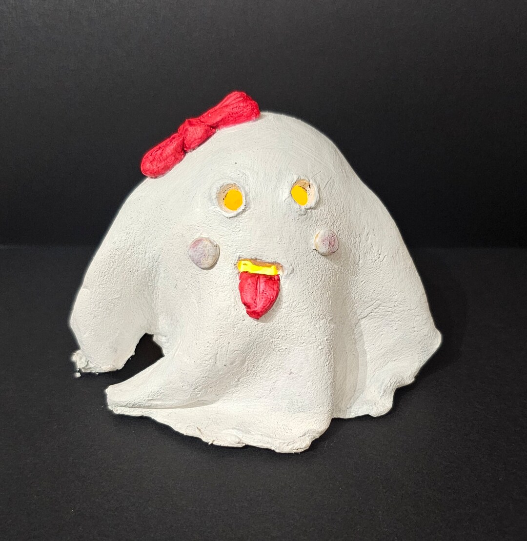 Hand Made Clay Ghost - Etsy