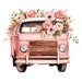 10 Watercolor Retro Hippie Van Clipart, High Quality Png, Groovy Good ...