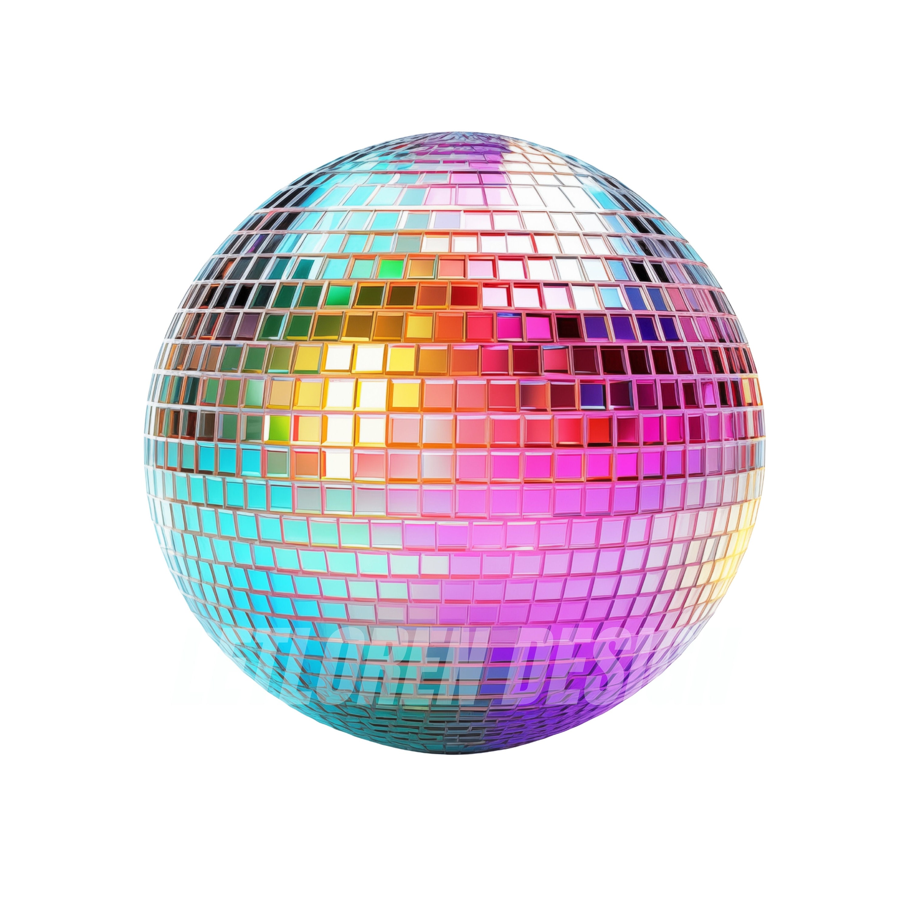 Disco Balls Clipart, Dance Party Graphics, Mirror Balls, Diamond ...