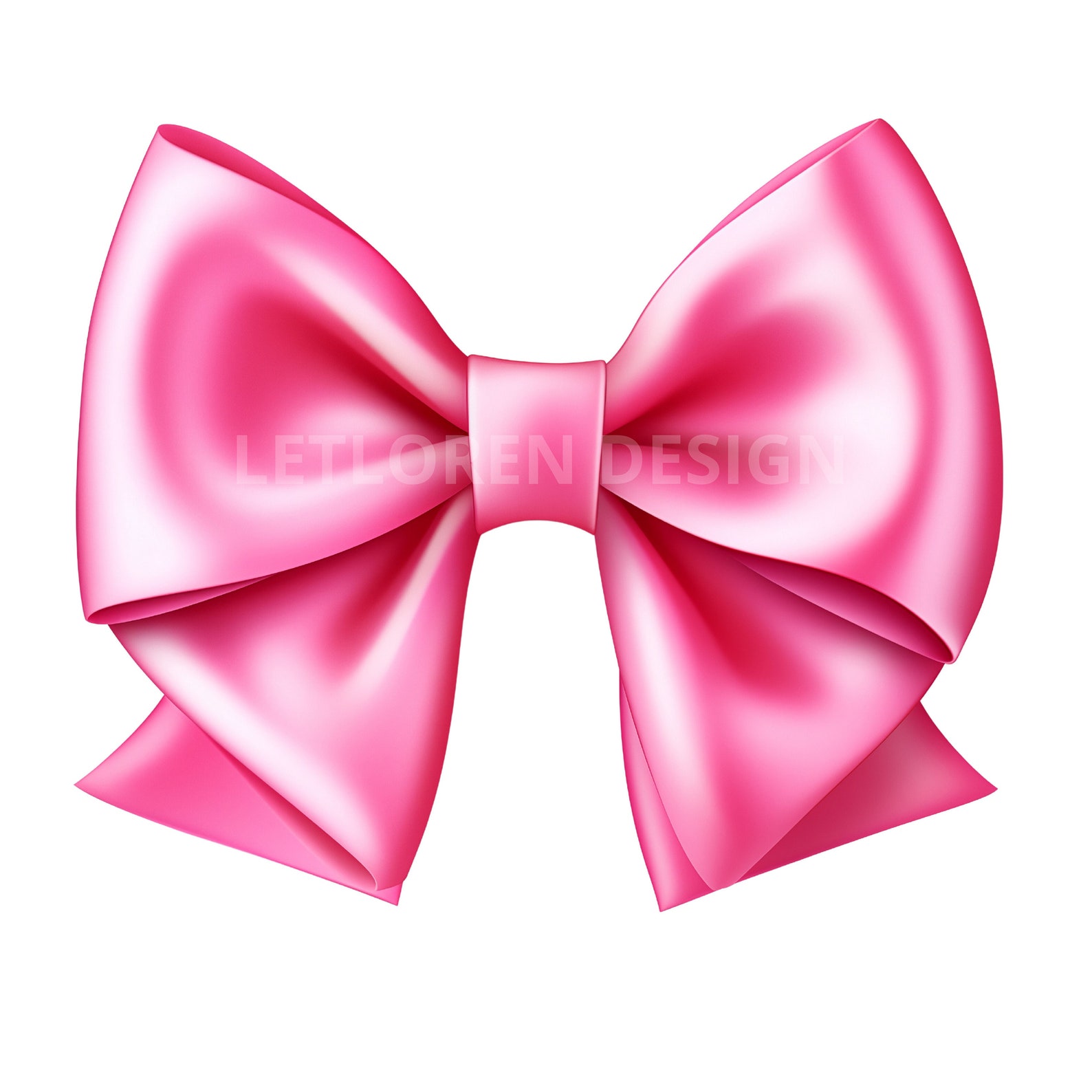 Watercolor Pastel Pink Bows Clipart PNG - 18 High Quality PNG - Pastel ...