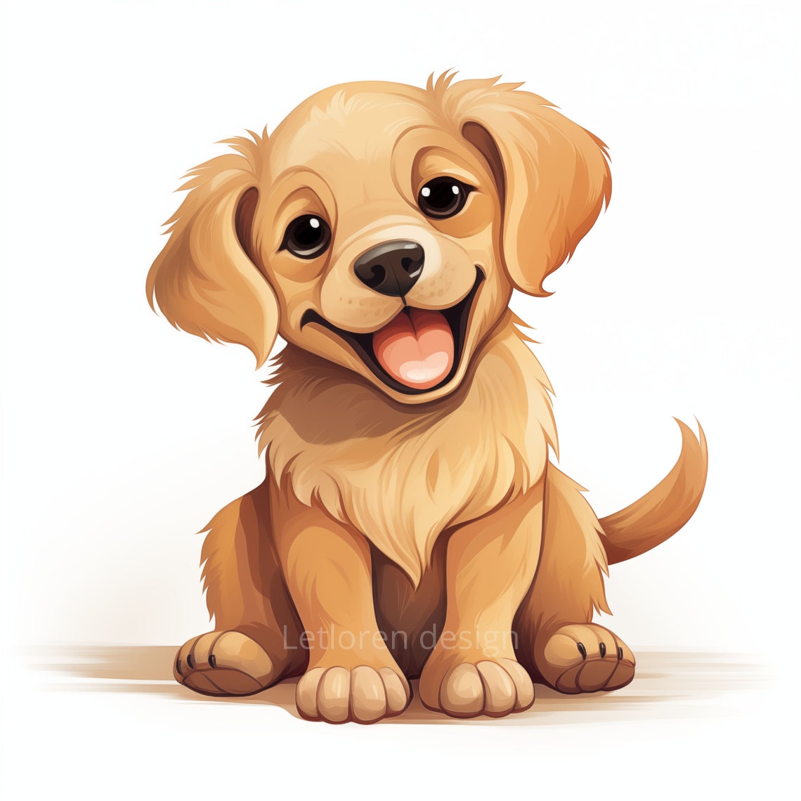 Dog Clipart Bundle, Watercolor Clipart Dog, Cute Dog, Dog Watercolor ...