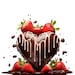Chocolate Covered Strawberries Clipart PNG, Digital Download ...