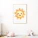 Sun Nursery Print, Sunshine Print, SALE Sunshine Nursery, Sun Printable ...