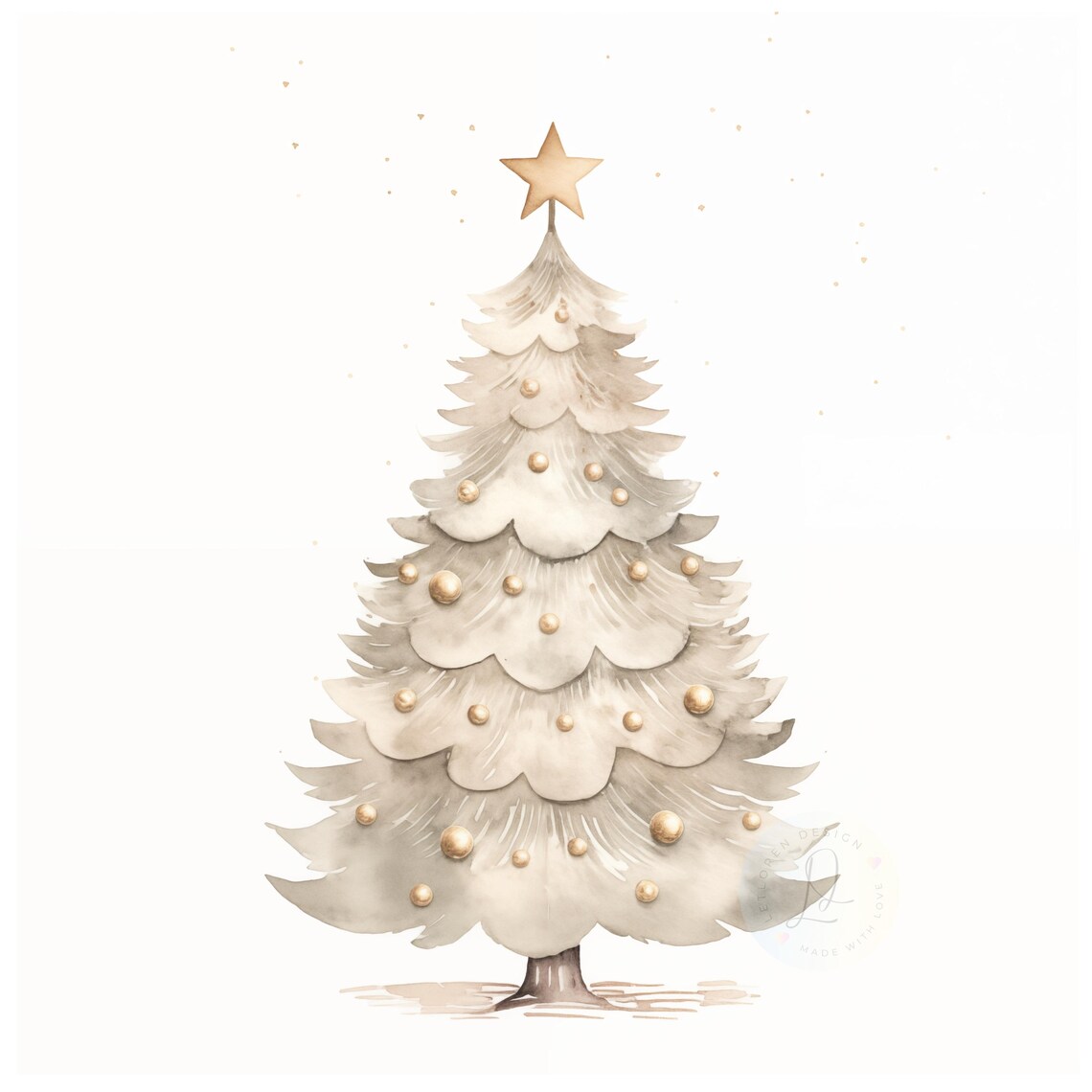 Christmas Bundle Clipart, 100 High Quality Images, Santa Watercolor ...