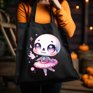 Kawaii Ballet Skeleton PNG | Dancing Skeleton in Tutu Sublimation ...