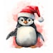 Christmas Penguin Clipart Bundle 10 High Quality JPG Digital Downloads ...