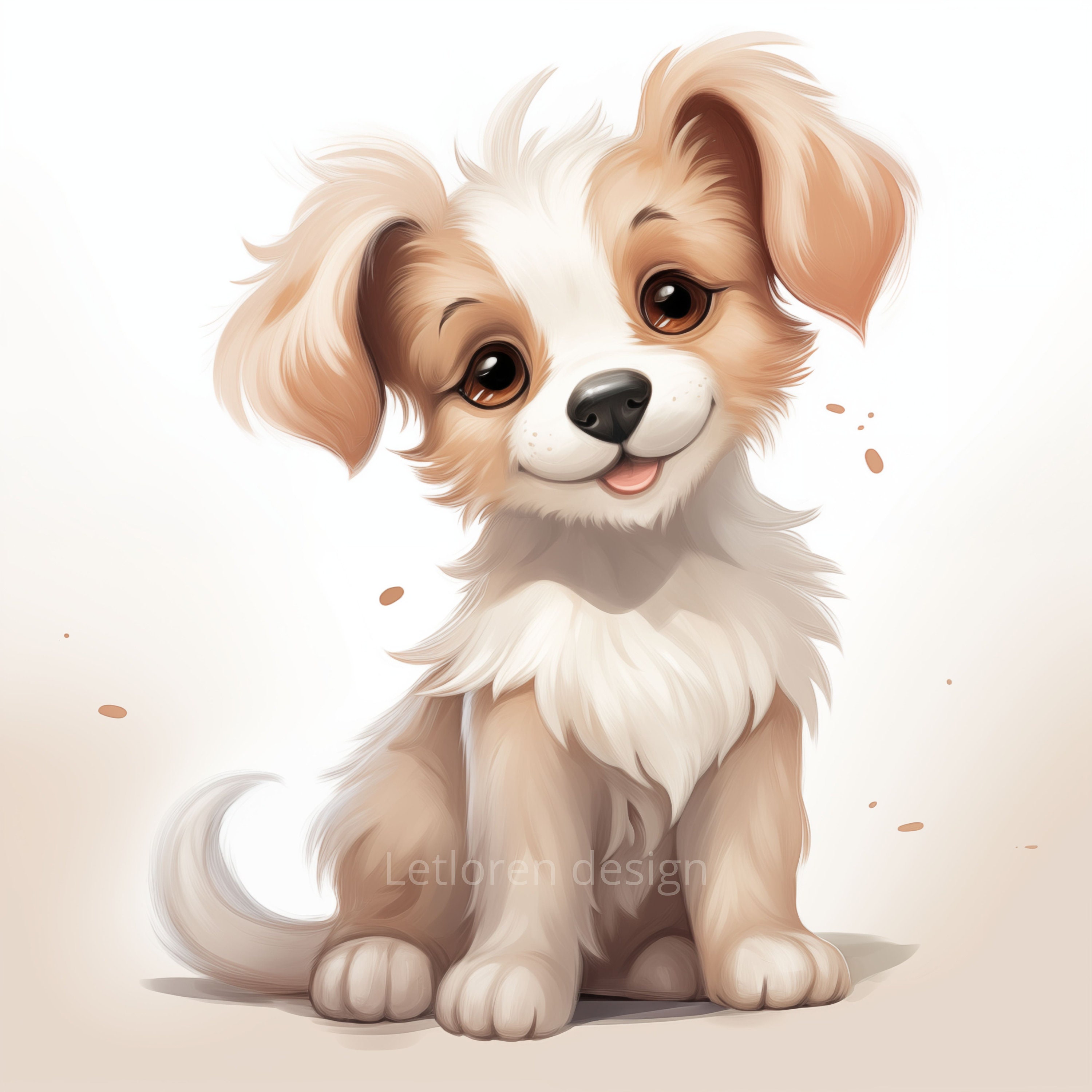 Dog Clipart Bundle, Watercolor Clipart Dog, Cute Dog, Dog Watercolor ...