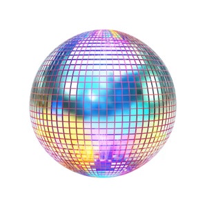 Disco Balls Clipart, Dance Party Graphics, Mirror Balls, Diamond ...