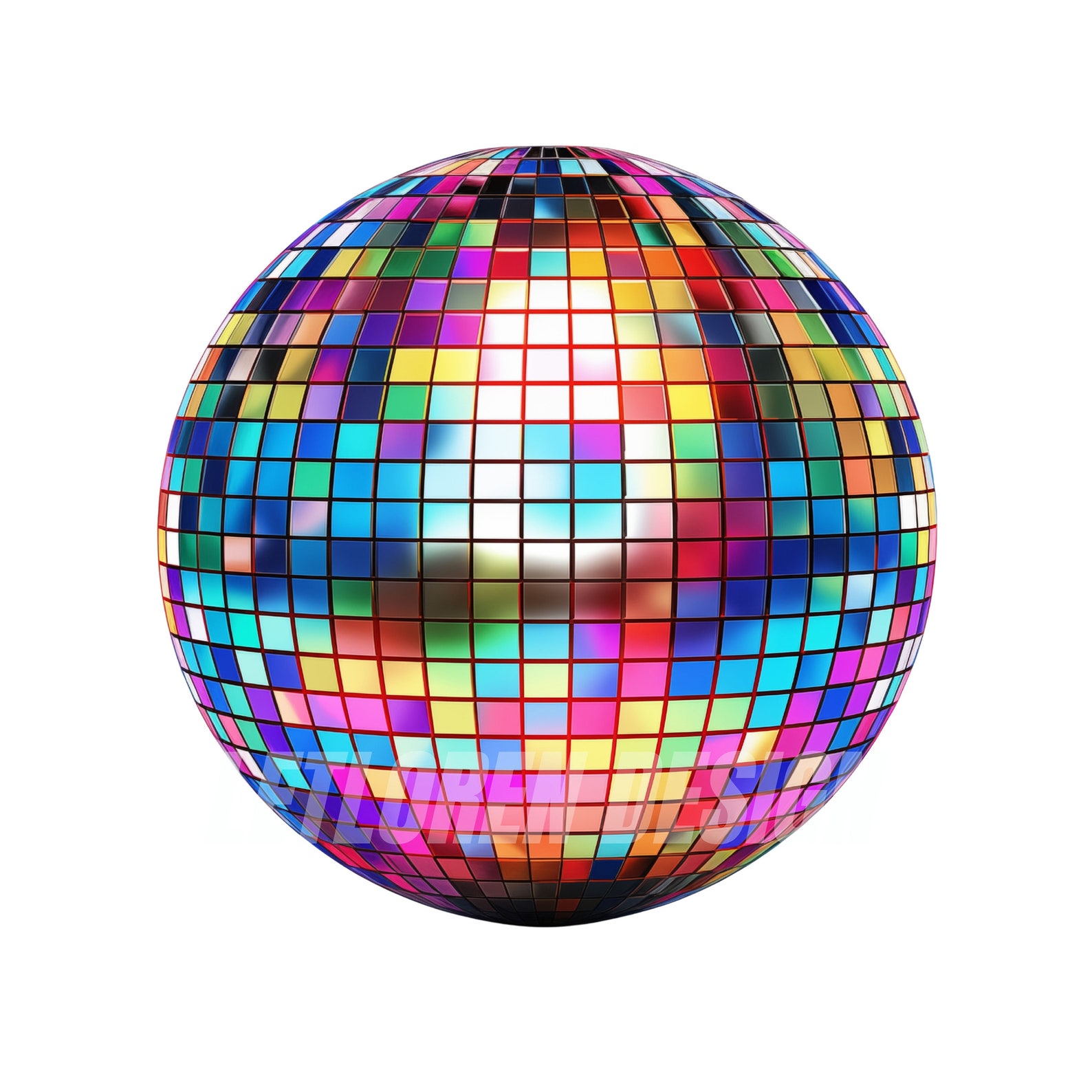 Disco Balls Clipart, Dance Party Graphics, Mirror Balls, Diamond ...