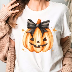 Coquette Pumpkin Clipart Bundle, 71 Fall & Halloween Pumpkins With Bows ...