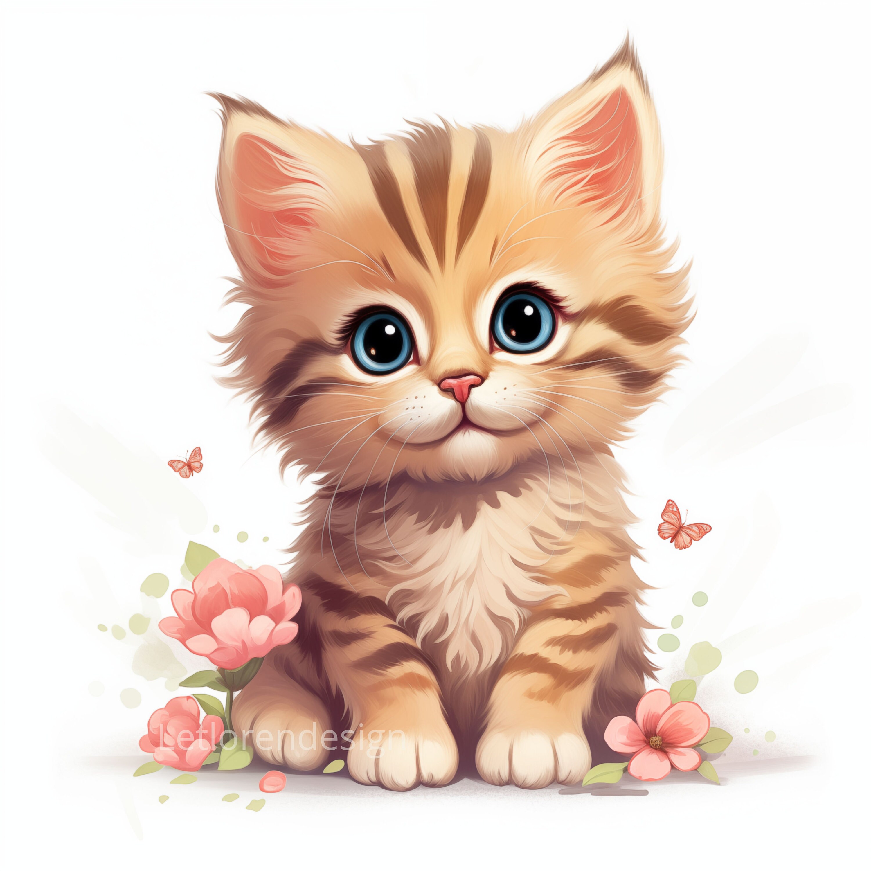 10 Cats Clipart, High Quality Images, Cats Clipart Bundle, Cat ...