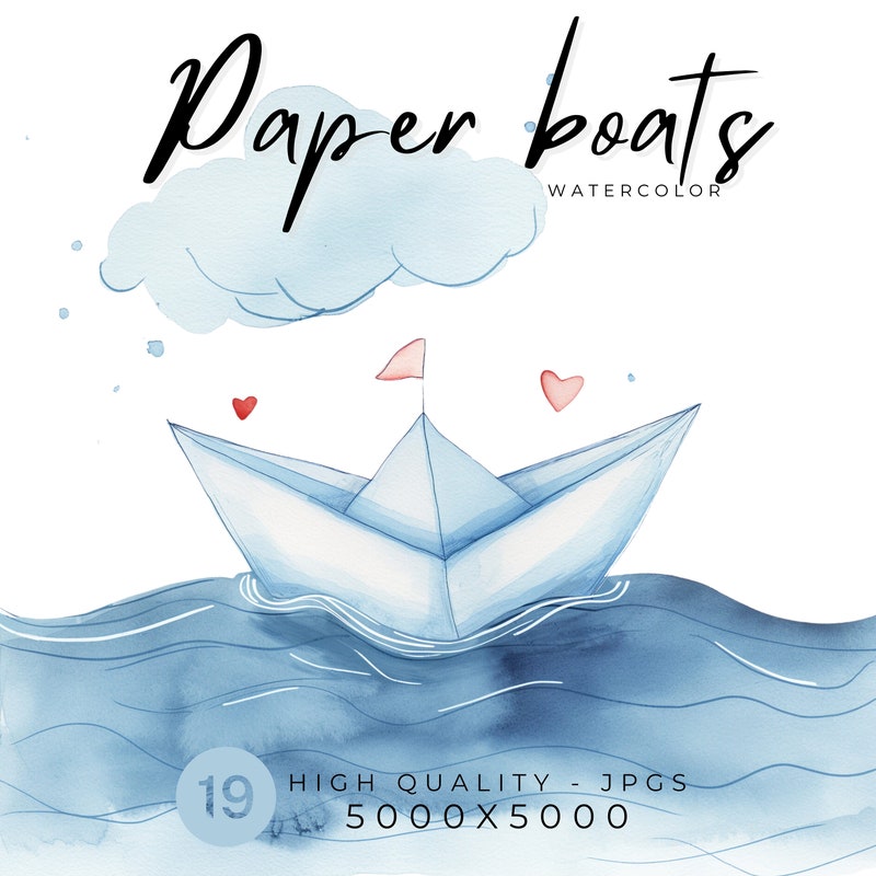 Paper Boat - Etsy