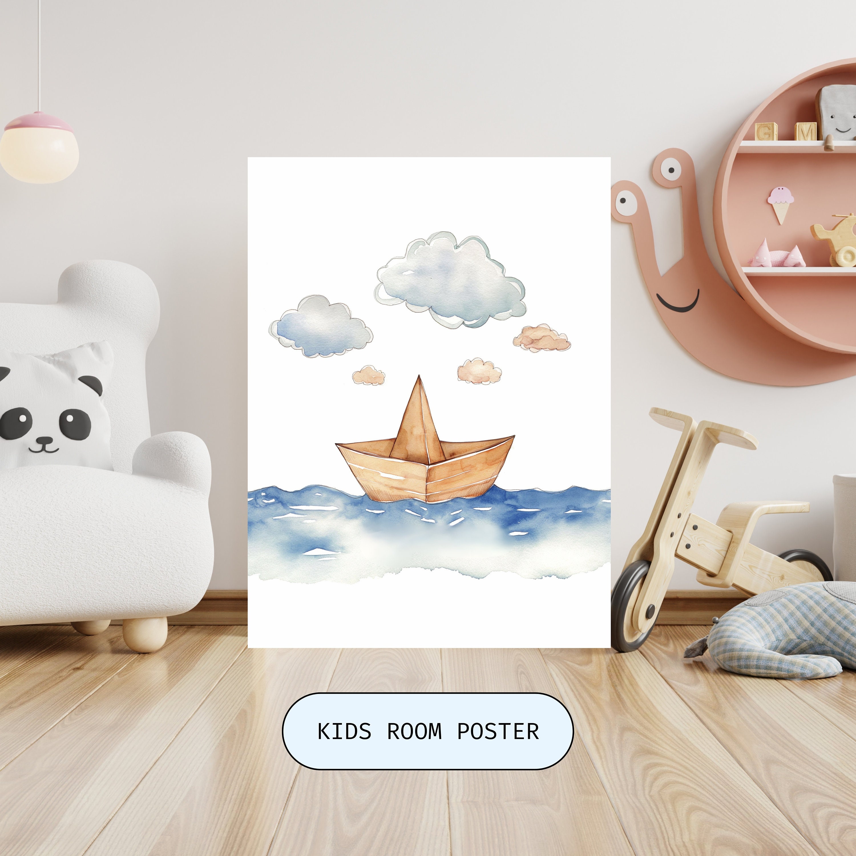 10 Ocean Theme Posters - Coastal Beach House Decor, Nursery Wall Art ...