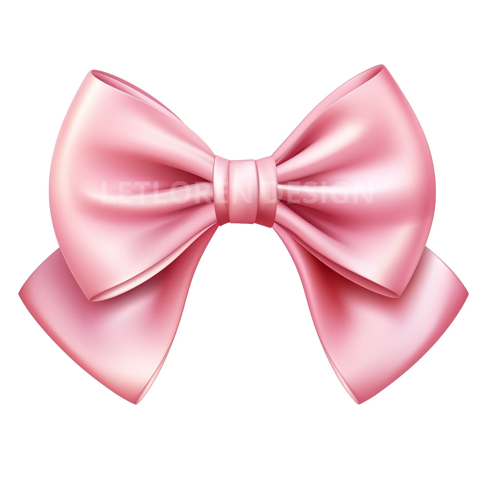 Watercolor Pastel Pink Bows Clipart PNG - 18 High Quality PNG - Pastel ...