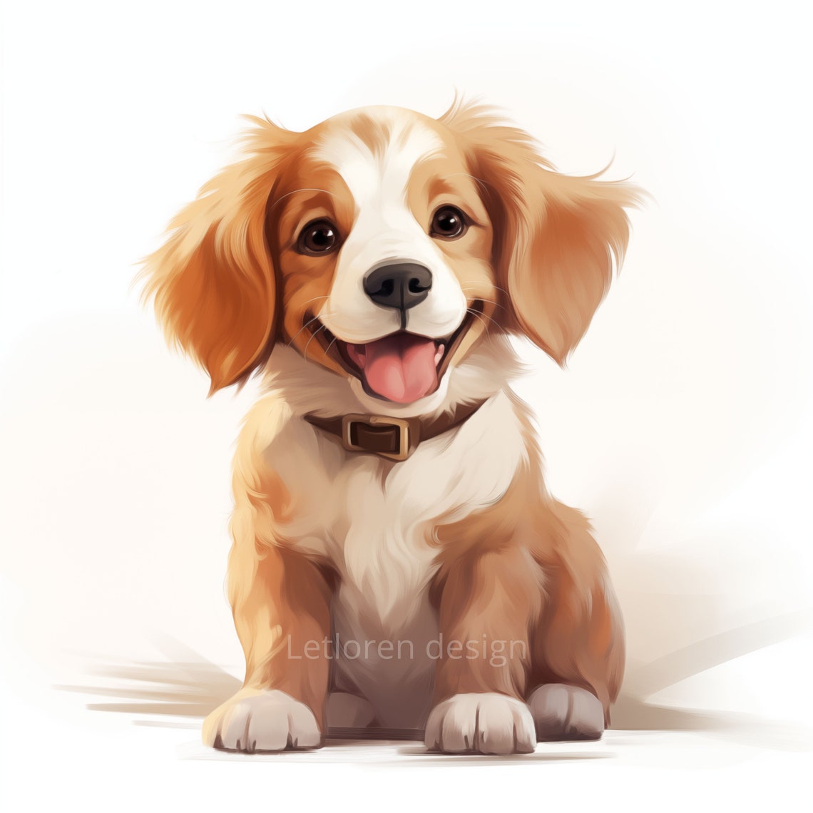 Dog Clipart Bundle, Watercolor Clipart Dog, Cute Dog, Dog Watercolor ...