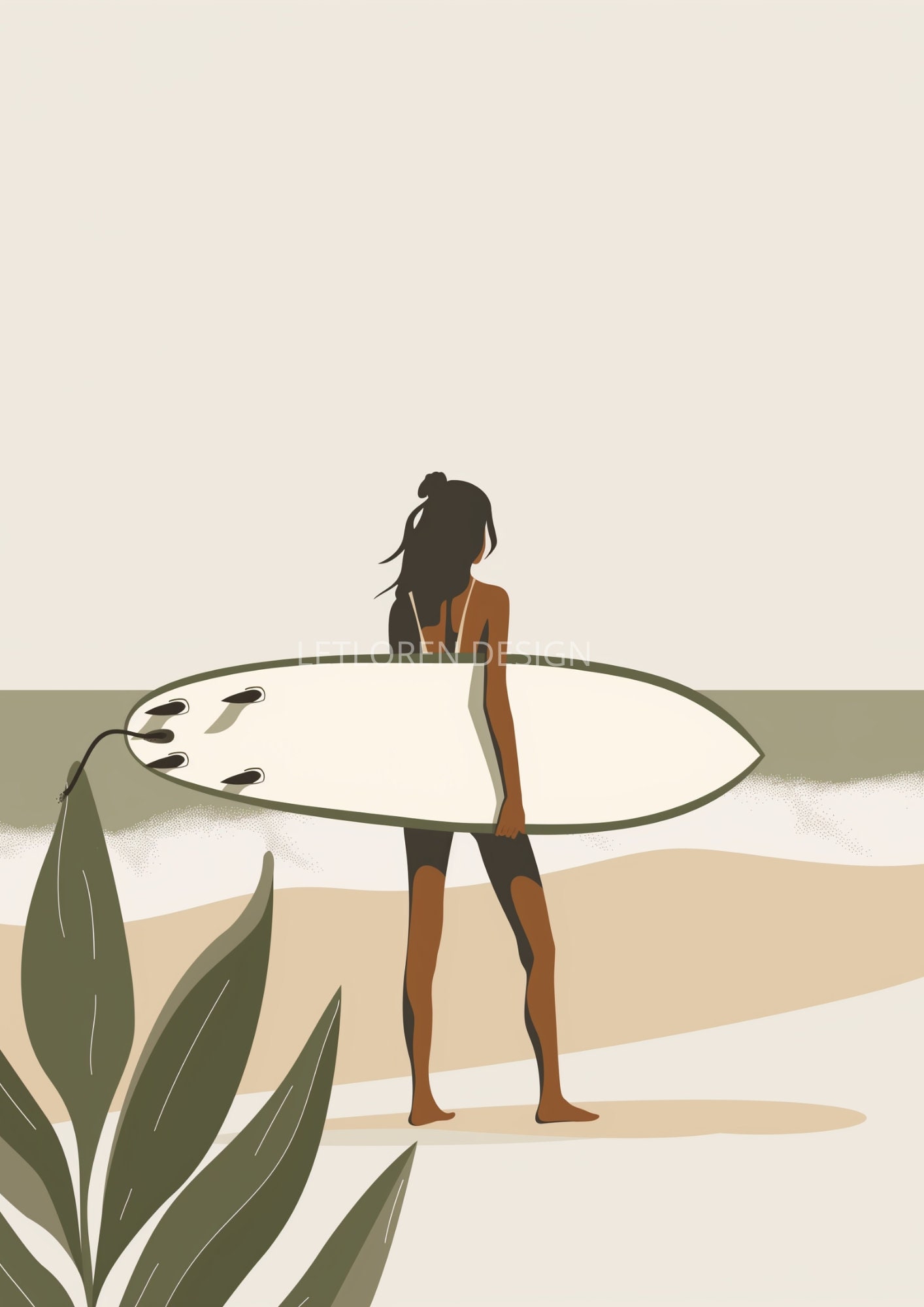 Surfer Designs Clipart - Wall Art, Planners, Calendars, Scrapbooking ...