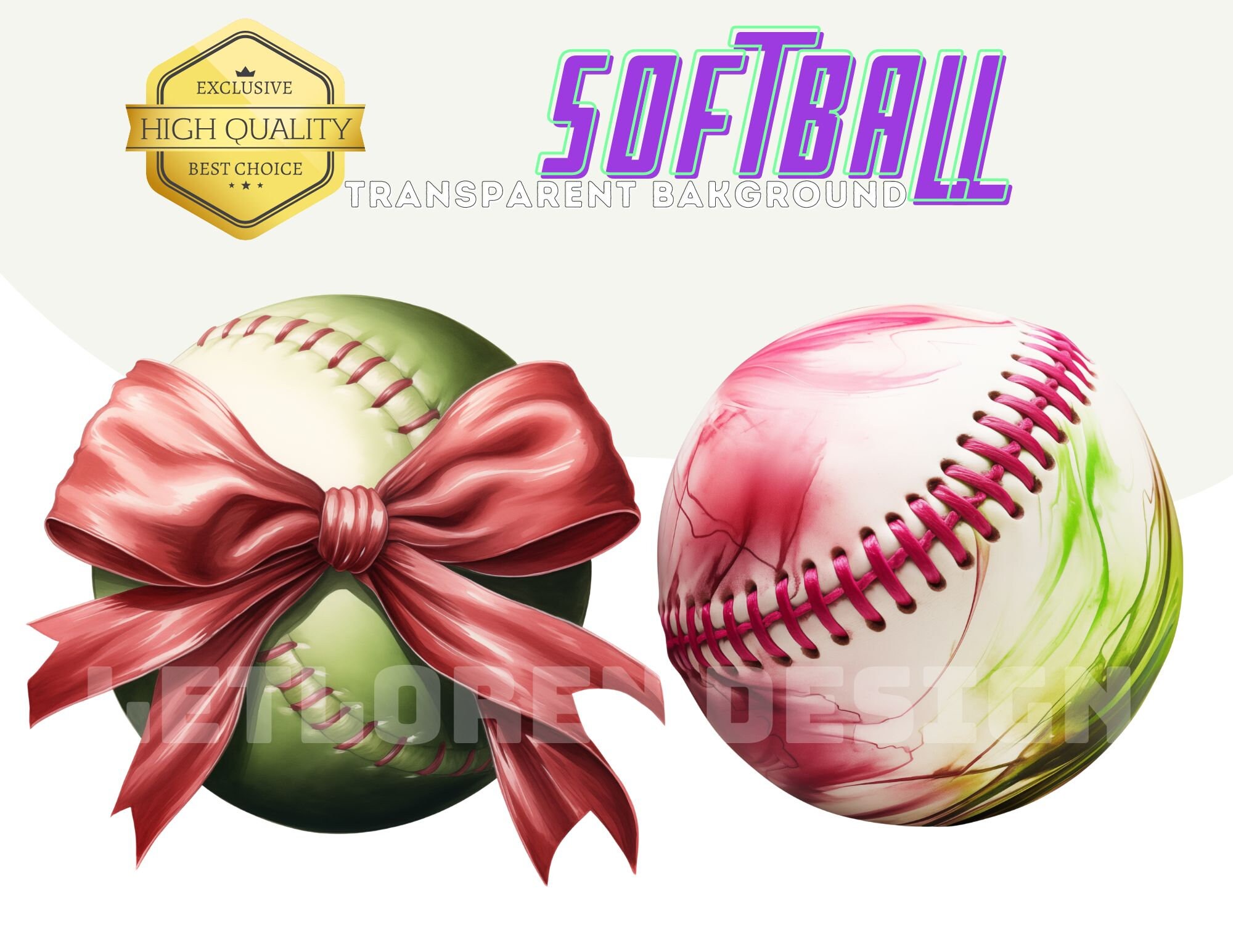 Softball Clipart, Splatter Softball Png, Softball Balls Sublimation ...