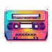 Cassette Tapes Clipart, Cassette Clip Art, 80s' Retro, Compact Tapes ...