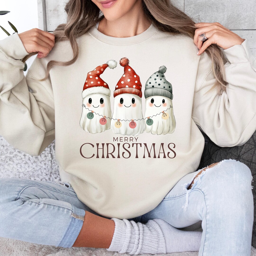 Christmas Ghosts Png | Holiday Png | Spooky Christmas | Sublimation ...