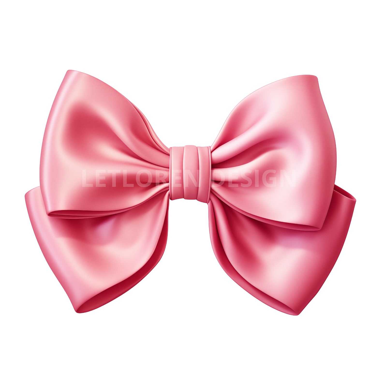 Watercolor Pastel Pink Bows Clipart PNG - 18 High Quality PNG - Pastel ...