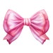 Watercolor Pastel Pink Bows Clipart PNG - 18 High Quality PNG - Pastel ...