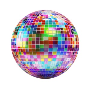 Disco Balls Clipart, Dance Party Graphics, Mirror Balls, Diamond ...