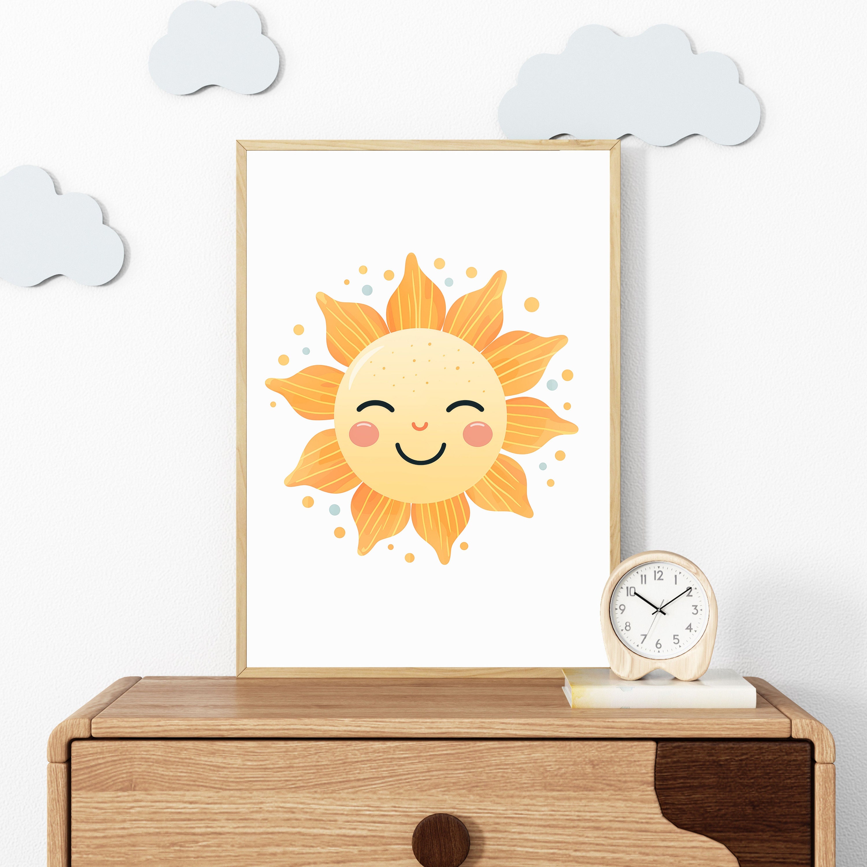 Sun Nursery Print, Sunshine Print, SALE Sunshine Nursery, Sun Printable ...