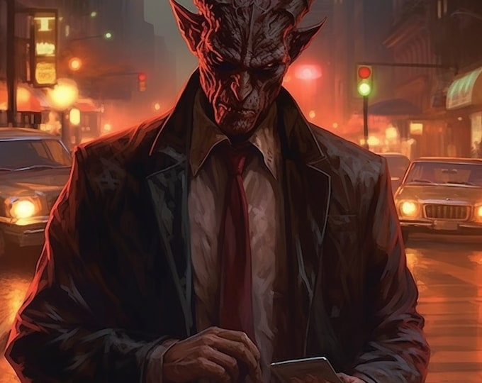 Spirit Companion Cambion Protection Demon/human Hybrid Black Magic ...