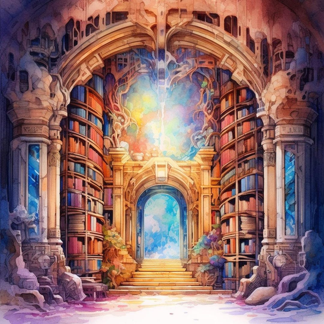 Arcane Library Portal Attunement - A Portal to a Mystical Library ...