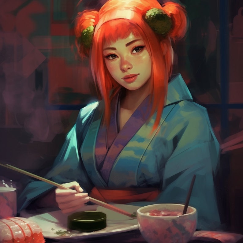 Sushi Food Energy Being Spirit Companion Conjuration & Binding by Pearl ...