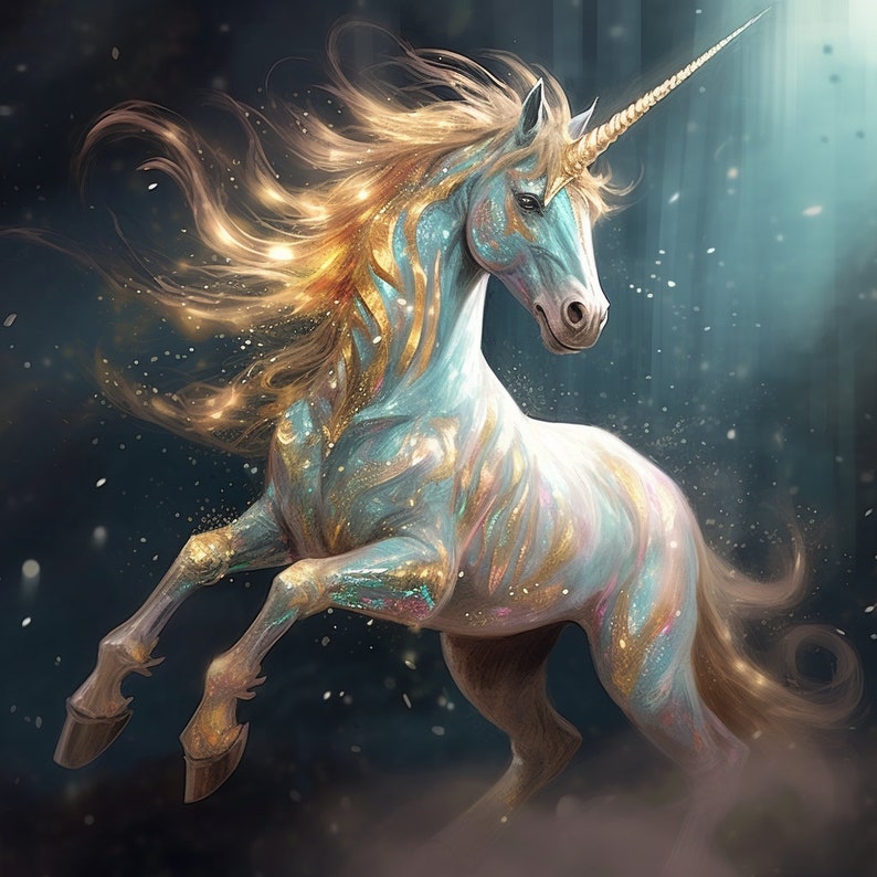 Celestial Unicorn Spirit Companion - Light Magick Boost & Protection - Etsy