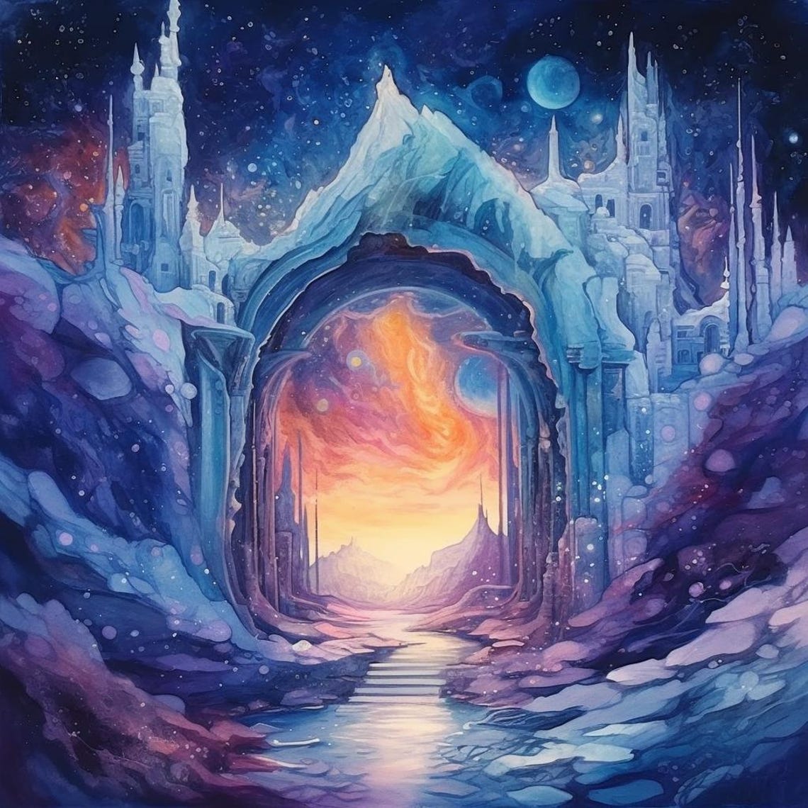 Cosmic Gateway Portal Attunement - A Portal That Opens to the Vastness ...