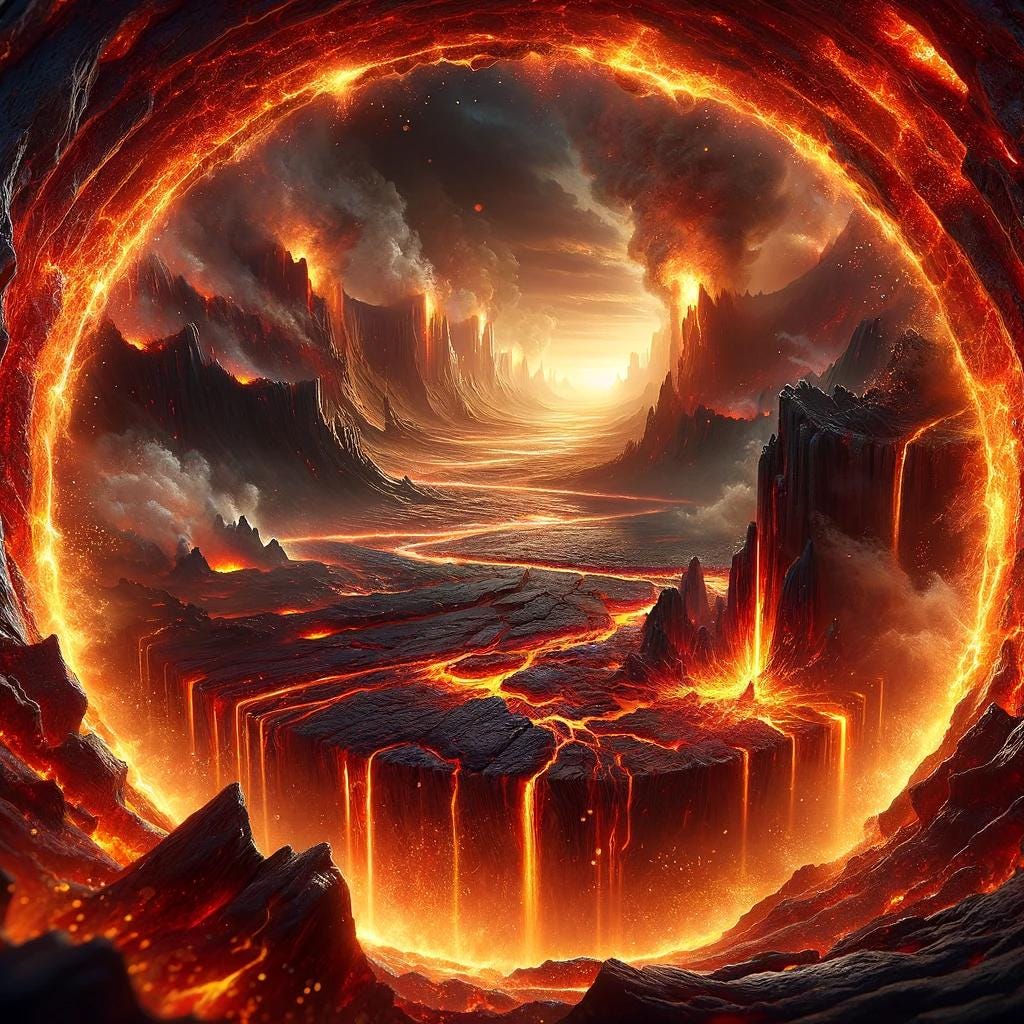 Molten Core Rift Portal Attunement Realm of Intense Heat and ...