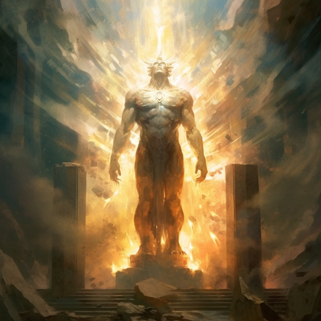 Titan of Light Spirit Companion/guide - Etsy