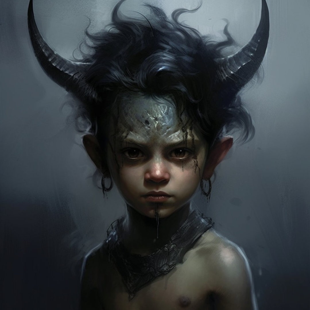 Acheri Demon Child Spirit Companion - Etsy