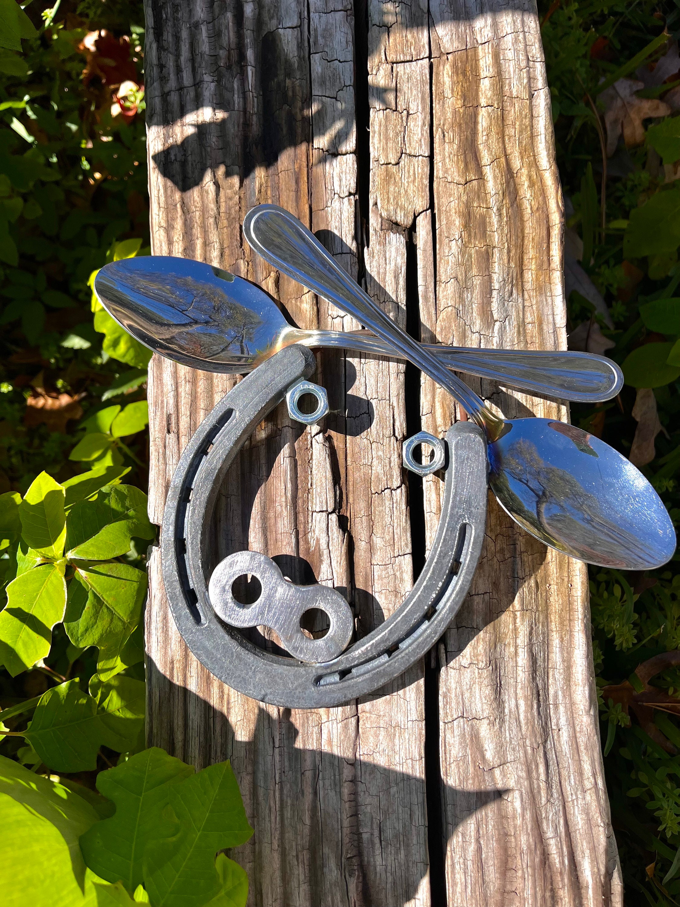 Horseshoe Cow Handmade Metal Wall Hanging - Etsy