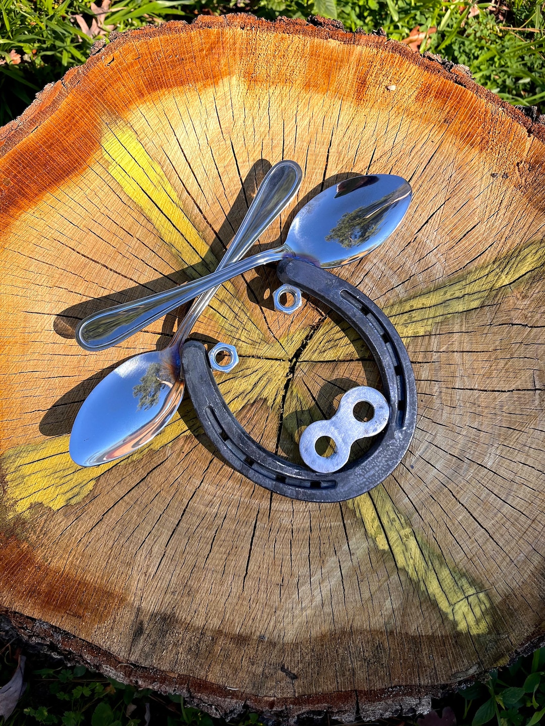 Horseshoe Cow Handmade Metal Wall Hanging - Etsy