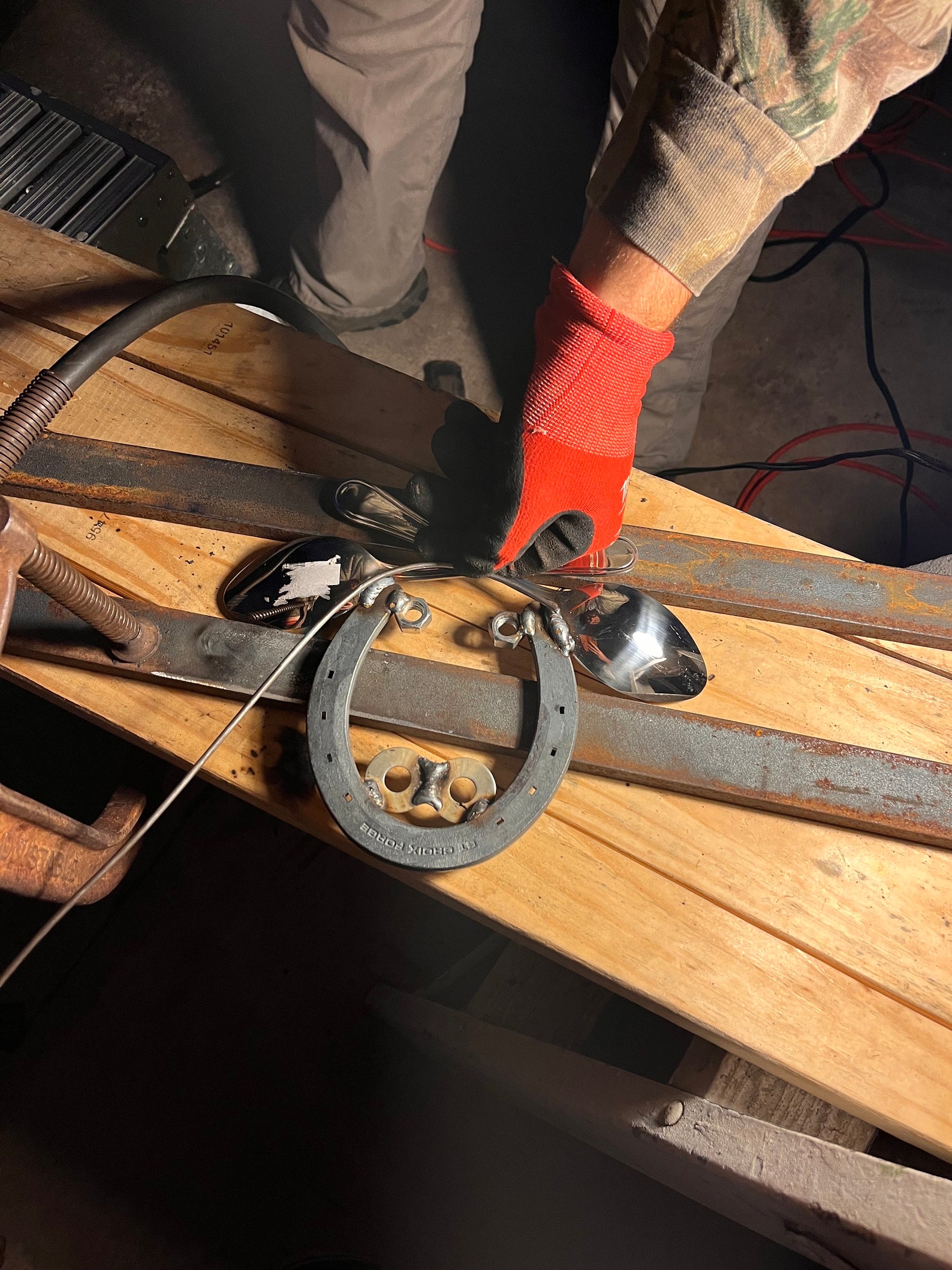 Horseshoe Cow Handmade Metal Wall Hanging - Etsy