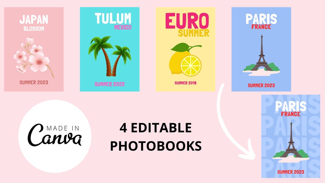 Assouline-like Book Cover Canva Template - Etsy Canada