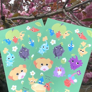 Pikmin Sticker Sheet - Etsy