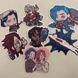 Arcane Season 2 Vinyl Stickers - Etsy