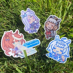 Assorted Uma Musume Stickers - Etsy