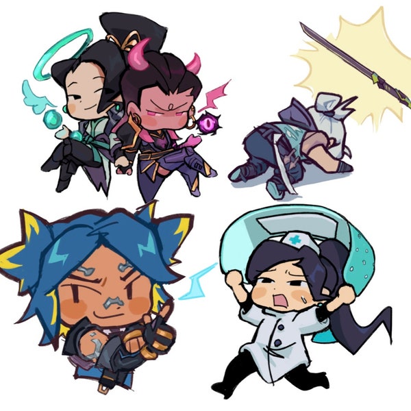 Valorant Stickers - Etsy
