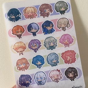 Project Sekai Sticker Sheet - Etsy Canada