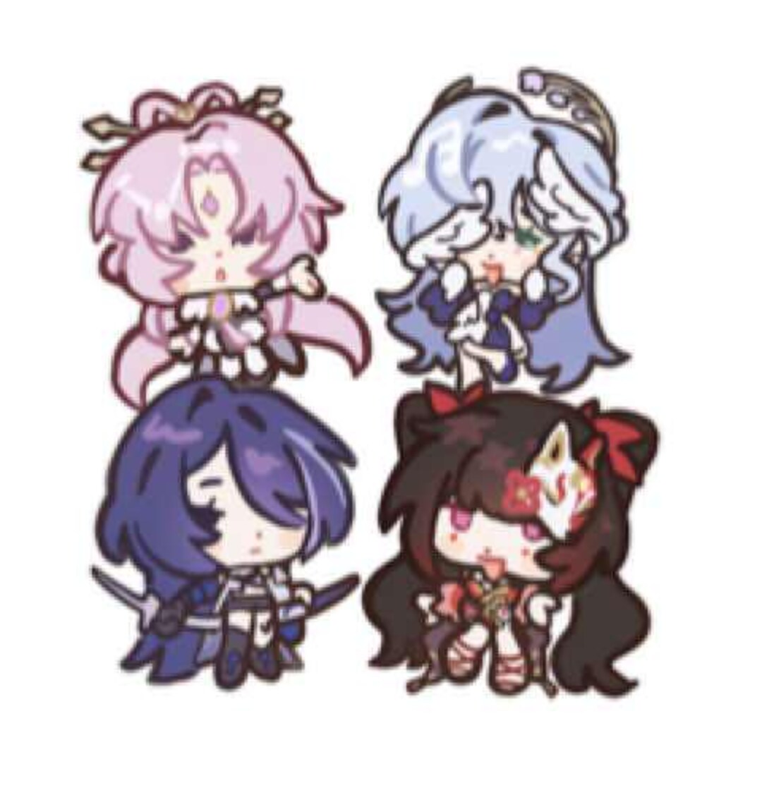 Honkai Star Rail Vinyl Stickers - Etsy