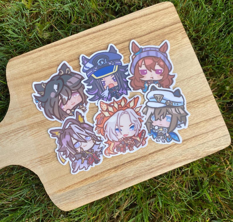 Assorted Uma Musume Stickers, Series 8 - Etsy