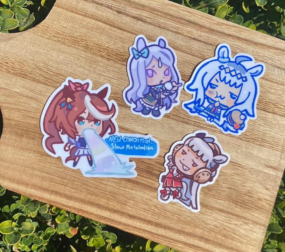 Assorted Uma Musume Stickers - Etsy
