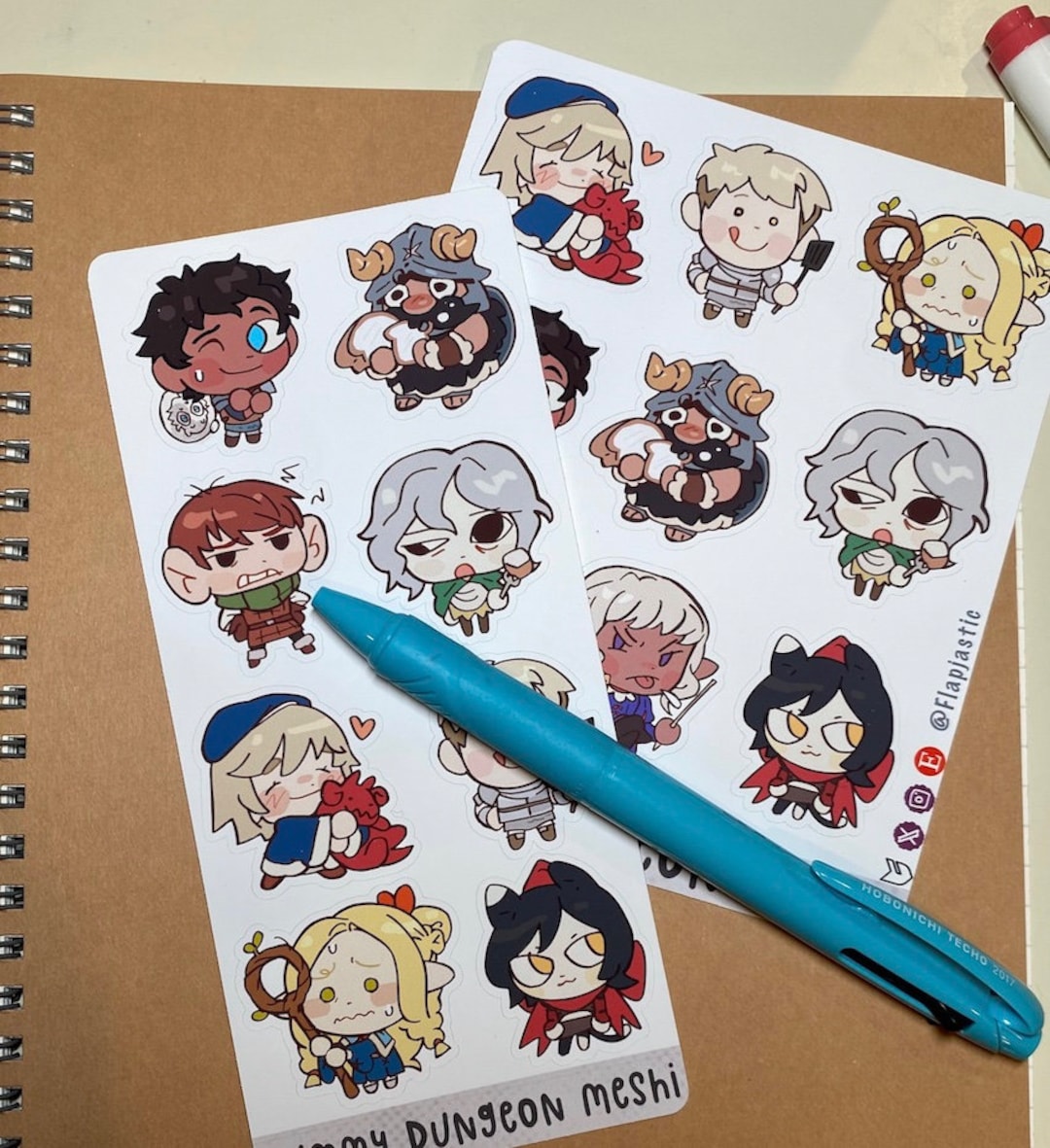 Gummy Dungeon Meshi Sheet Sticker - Etsy